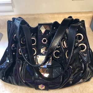 Jimmy Choo | Bags | Jimmy Choo Gorgeous Ramona Large Black Patent Bag ...